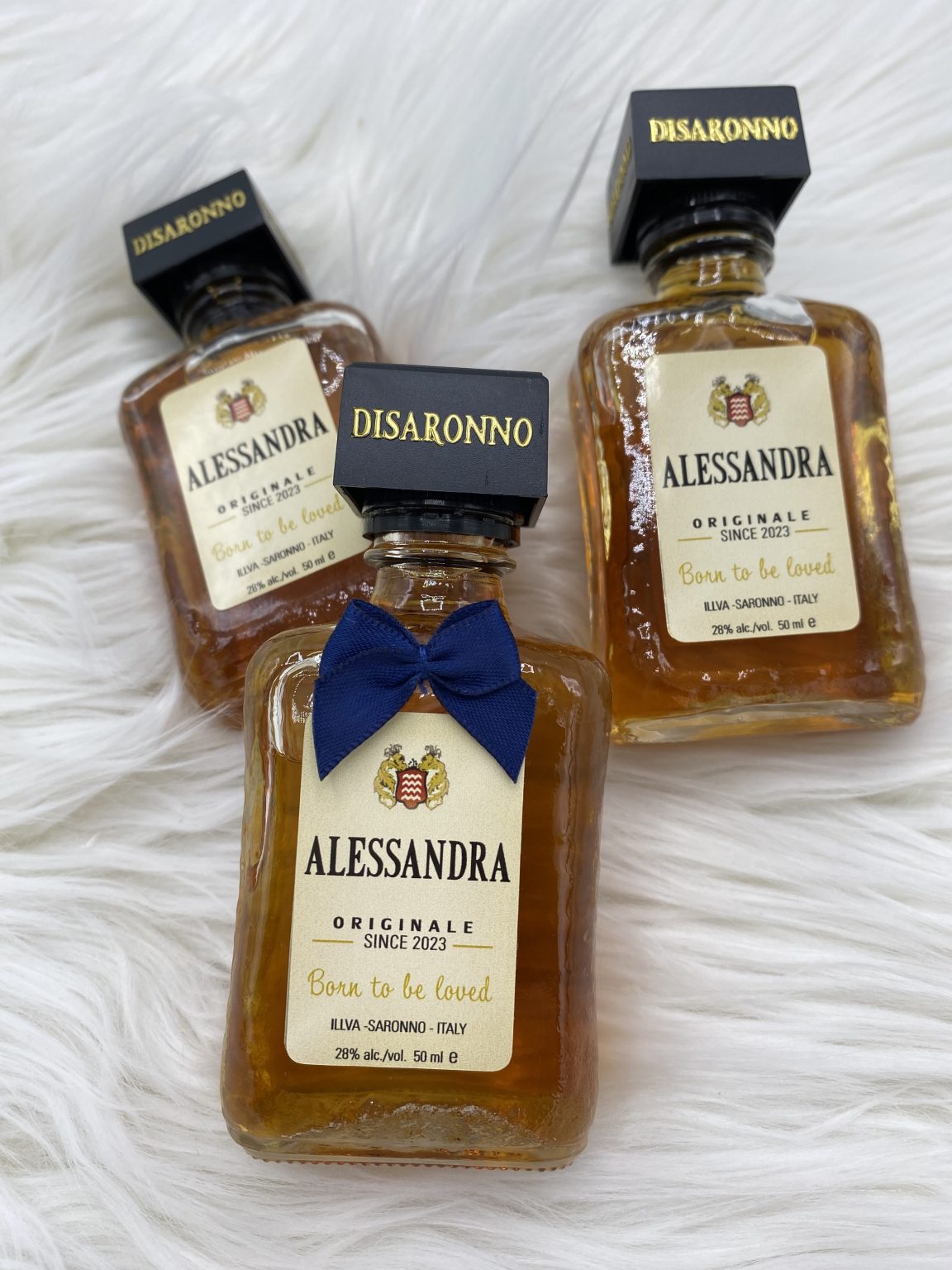 Disaronno Amaretto mini flesjes - Het Suikerideetje